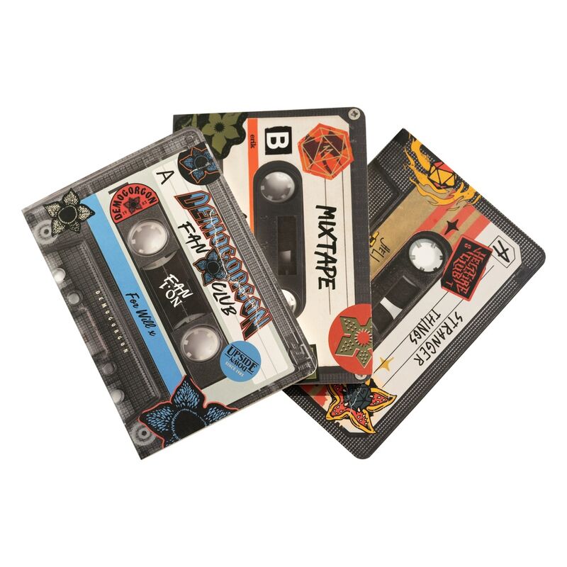 Stranger Things Walkman csomag 3 A6 jegyzetfüzet – ArvoaKids